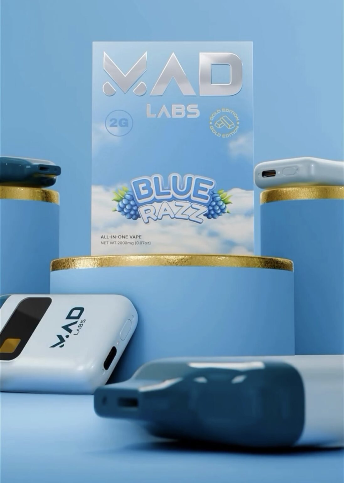 BUY MAD LABS BLUE RAZZ 2G DISPOSABLE ONLINE